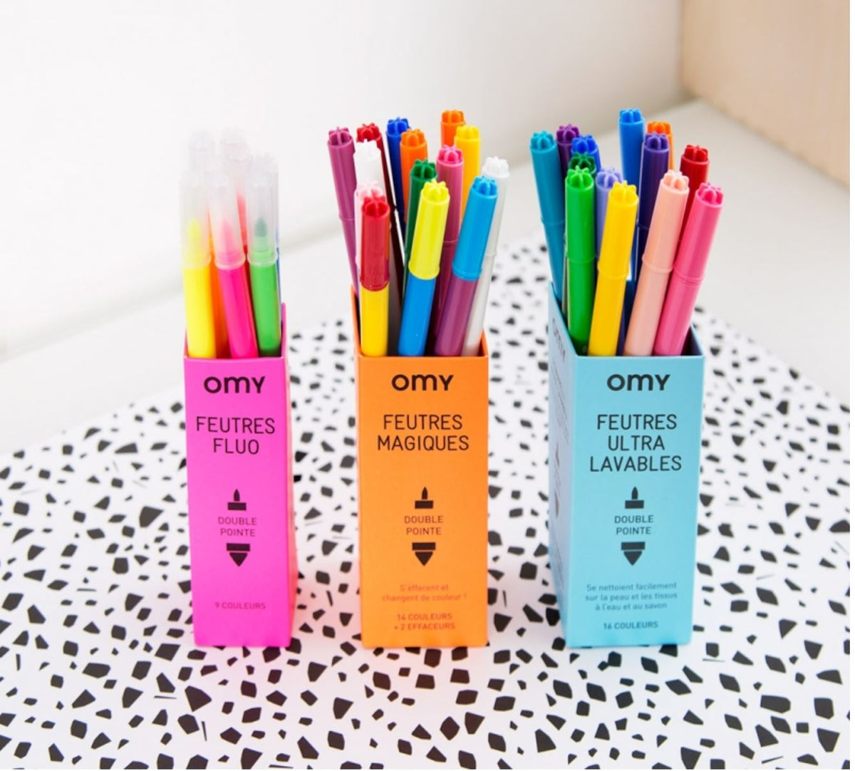 Washable Felt Pens - 16 Colours – Industry & Co - Kids